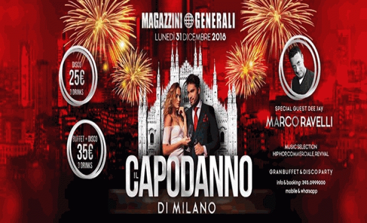 Capodanno Magazzini Generali Milano 2021 | Capodannomilano.club